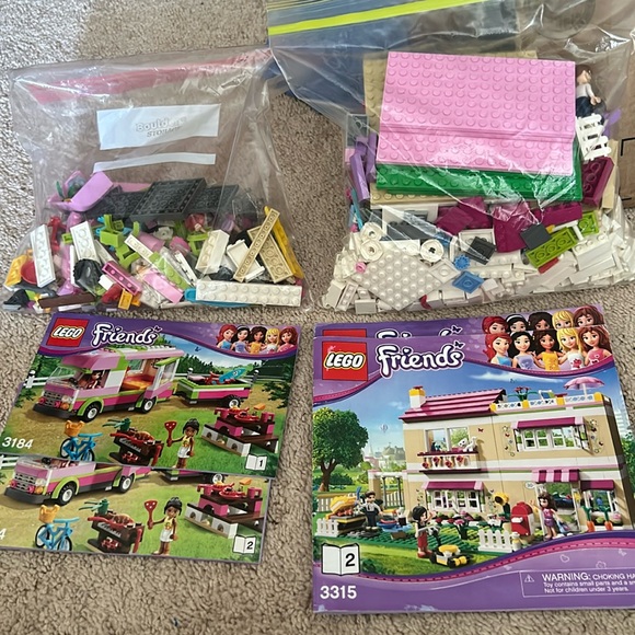 Lego | Toys | Lego Friends Lot Olivias House 335 And Adventure Camper ...
